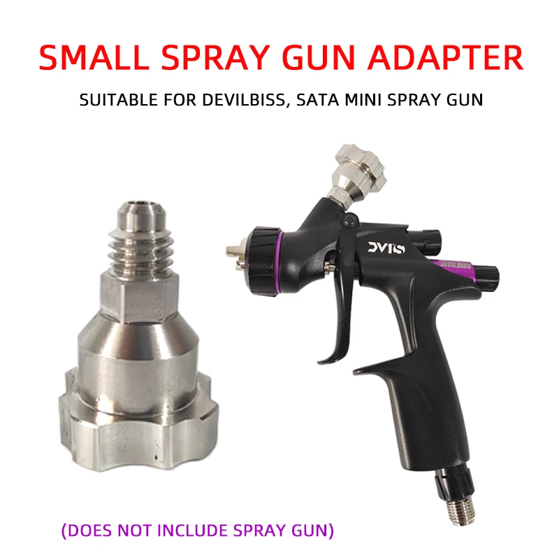Suitable For Devilbis Mini Spray Gun Adapter Wash-free Gun Pot Small ...