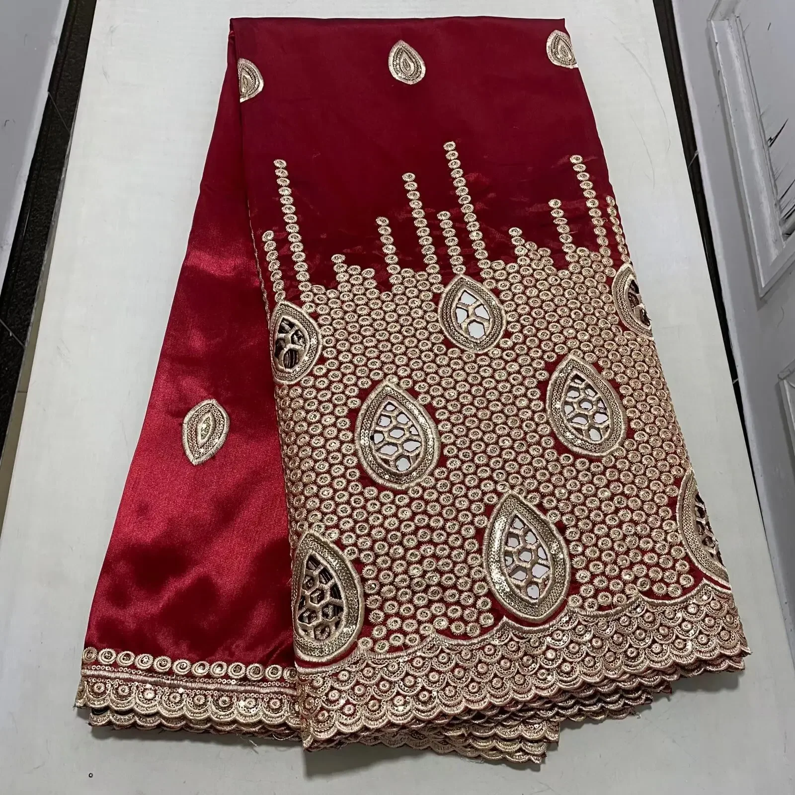 Nice-Embroidery-African-George-lace-fabric-handcut-holes-french-wedding ...