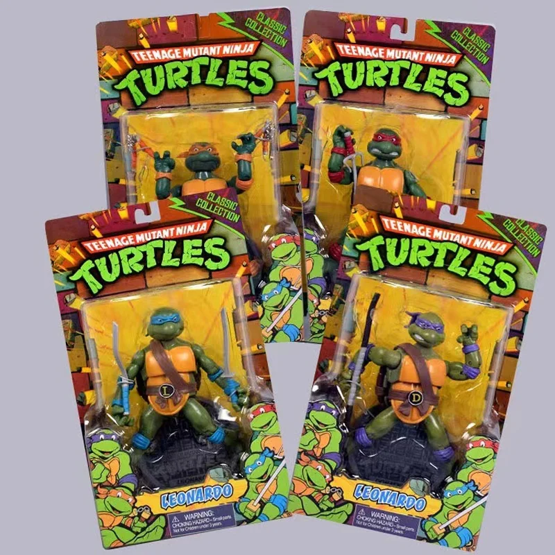 17cm-Genuine-1988-Classic-Retro-Edition-Ninja-Turtle-Action-Figures ...