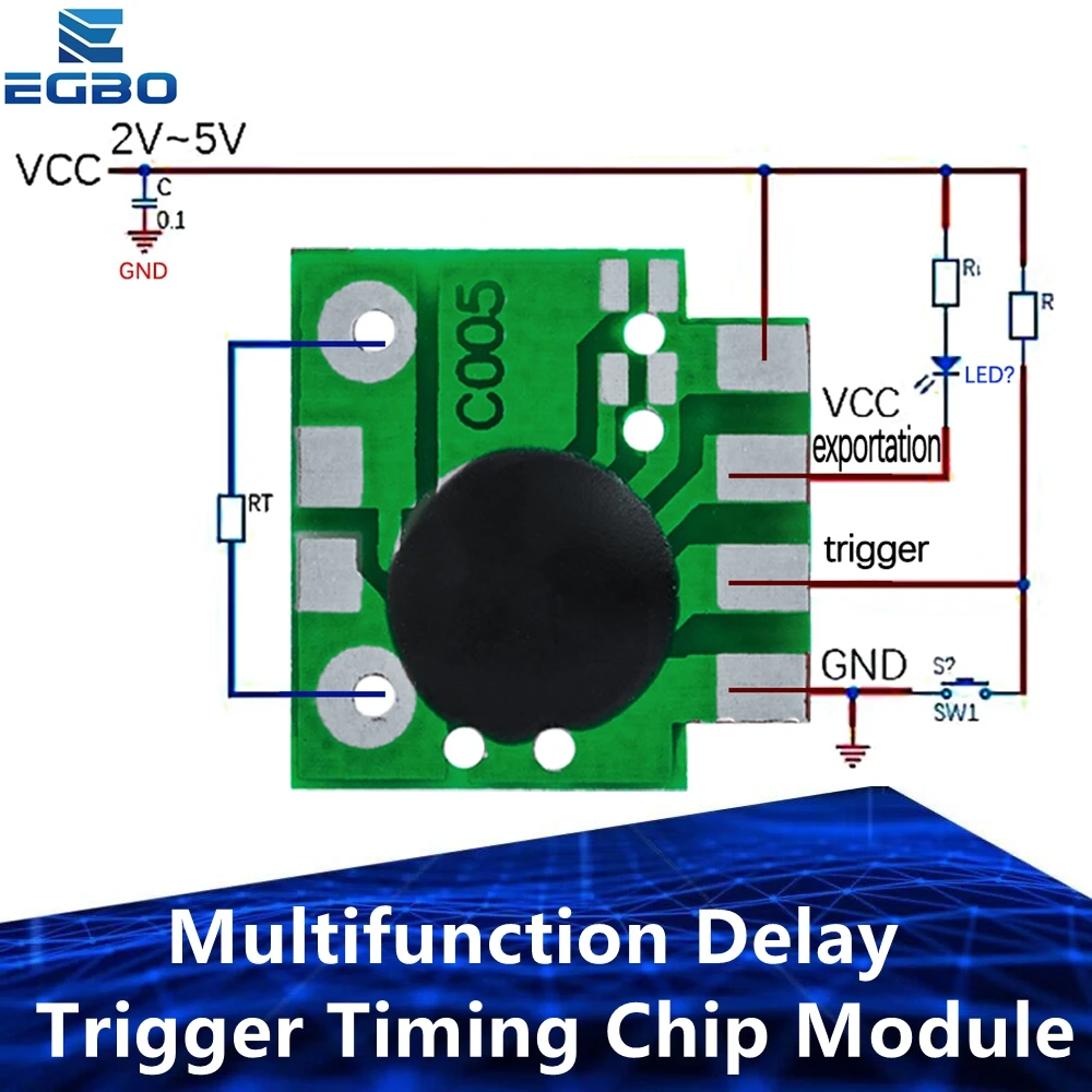 EGBO-10PCS-C005-Multifunction-Delay-Trigger-Timing-Chip-Module-Timer-IC ...
