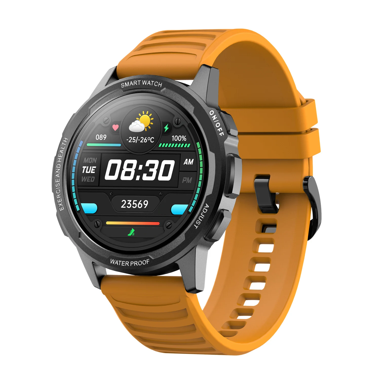 360x360 Pixel HD Screen Smart Watch Men Smartwatch Women Heart Rate ...