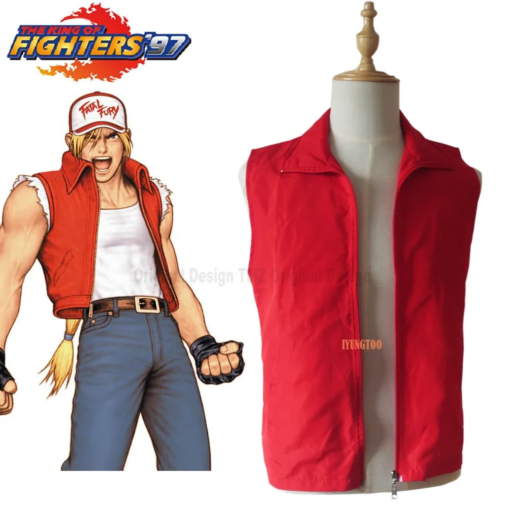 Chaqueta y chaleco de Terry Bogard de KOF King of Fighters Fatal Fury ...