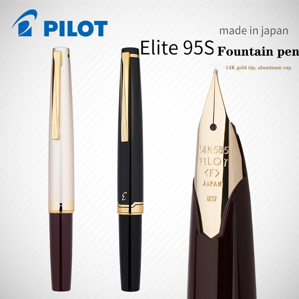 Japan-PILOT-Fountain-Pen-14K-Gold-Tip-95s-Elite-95th-Anniversary ...