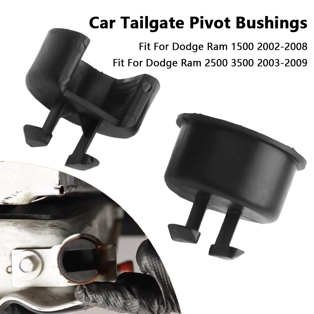 2Pcs 55276077AB 55276076AD Tailgate Pivot Bushing Set ABS Durable Auto ...