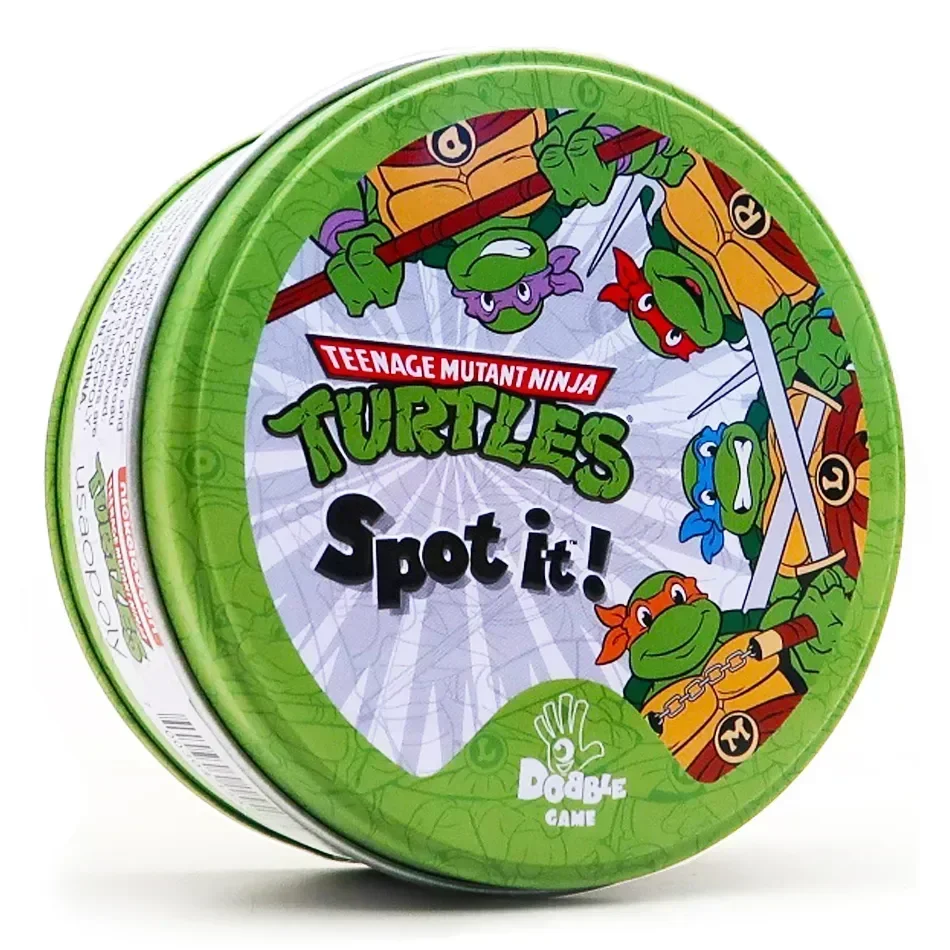 Spot-it-Double-Sided-Card-Game-Ninja-Turtle-Dobble-Animals-Board-Party ...
