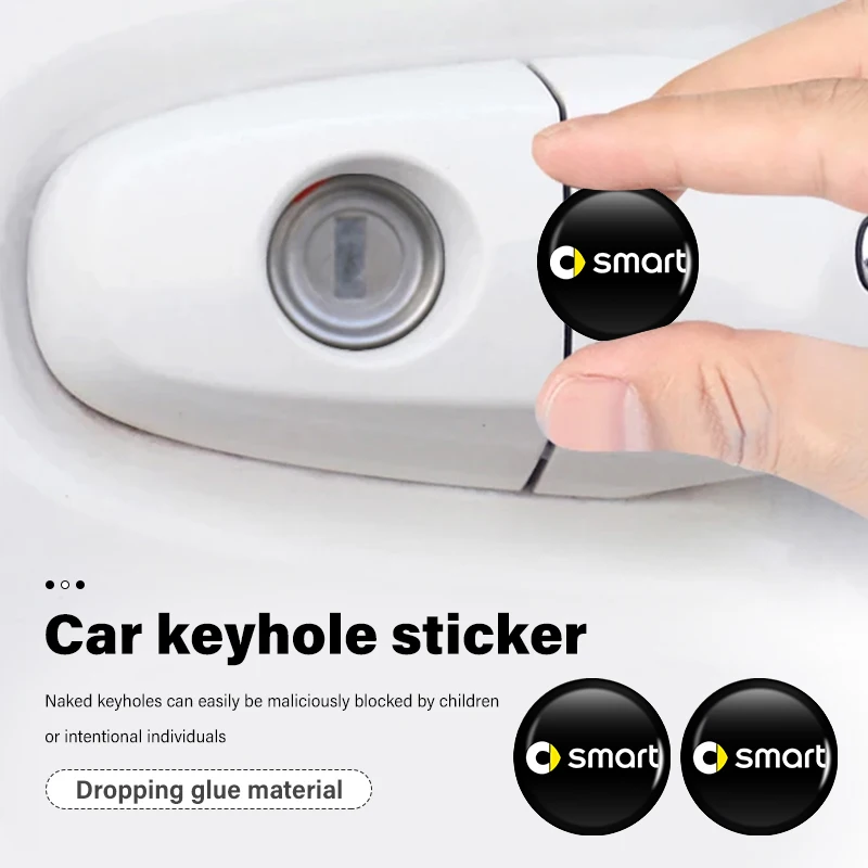8pcs-Car-Door-Lock-Keyhole-Stickers-Protector-Lock-Core-Decal-For-Smart ...