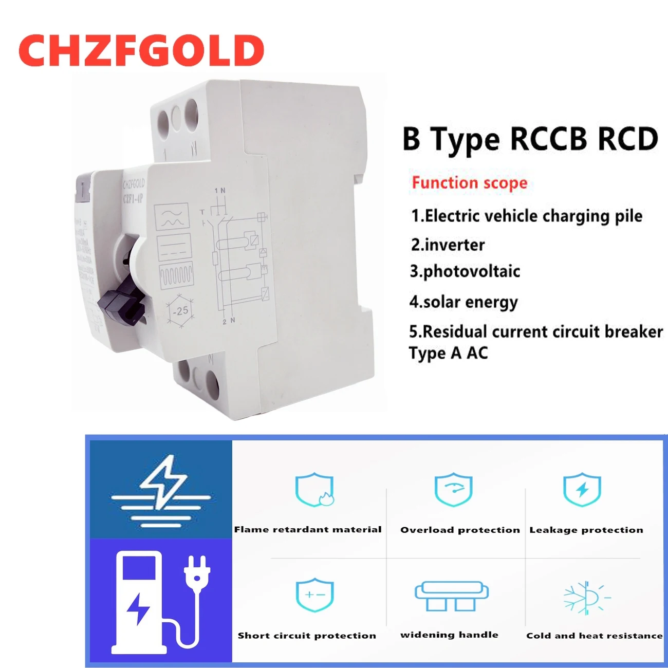 RCCB-RCD-DC-Electric-Vehicle-EV-Charging-Pile-Residual-Current-breaker ...