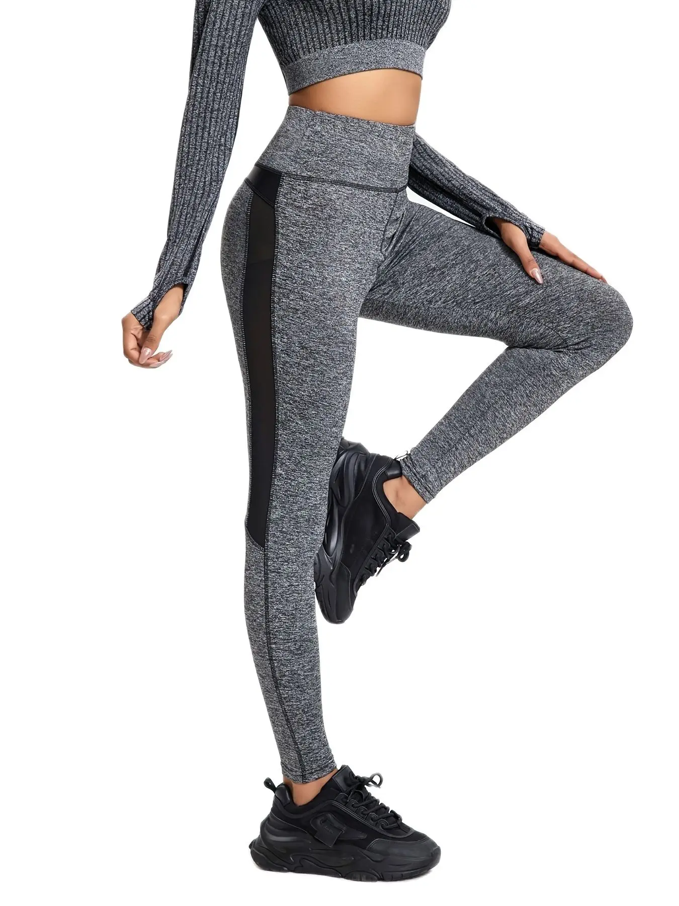 JSC-Oversize-Women-Jogging-Gym-Leggings-High-Waisted-Push-Up-Activewear ...
