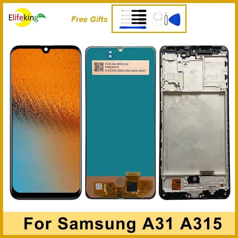 LCD For Samsung Galaxy A31 A315 Display Touch Screen Digitizer ...
