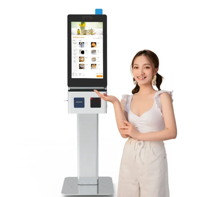 KFC-restaurant-21-5-24-32-inch-touch-screen-cashless-POS-fast-food-self ...