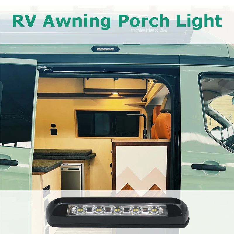 Caravan-12V-24V-Waterproof-Awning-LED-Light-Strip-8W-Interior-Exterior ...