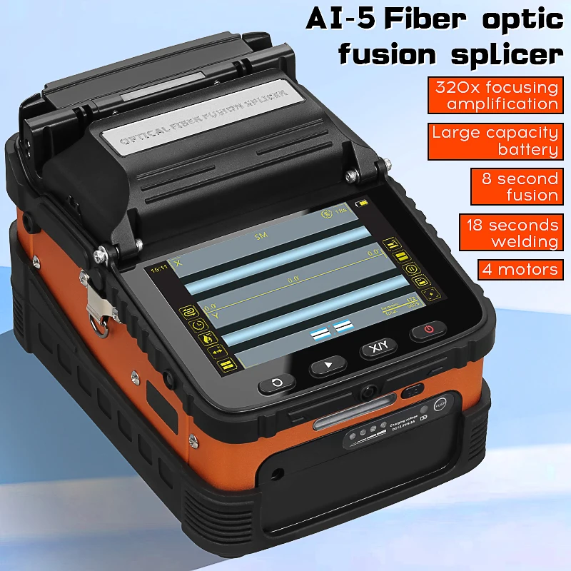 Free-Shipping-AI-5-Fiber-Optic-Fusion-Splicer-Optical-Core-Welder ...