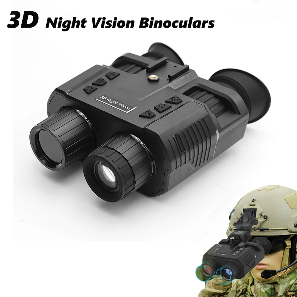 Digital Night Vision Binoculars Infrared 3D Lens HD 1080P Video Reocrd ...