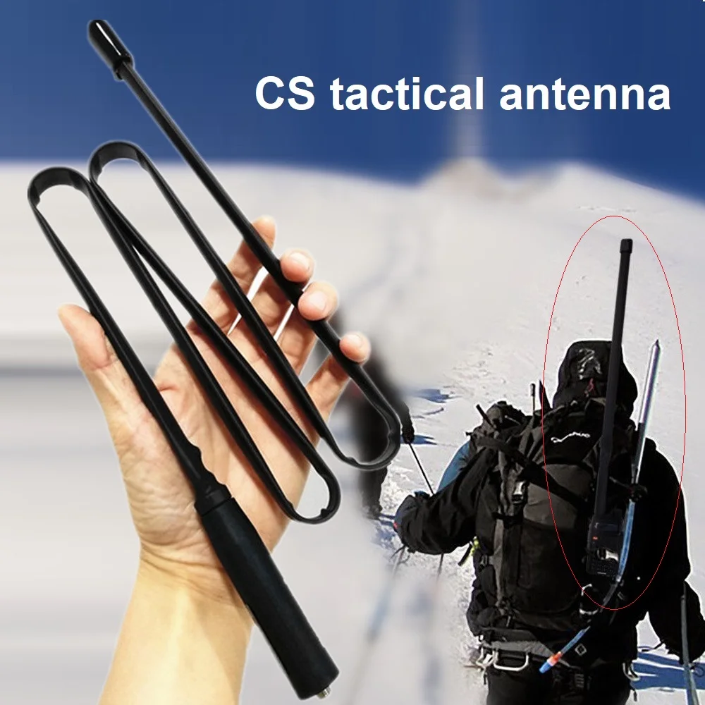 CS Tactical Antenna for Baofeng Walkie Talkie Long Range 10KM UV-5R UV-82 UV-6R Ham Radio ...