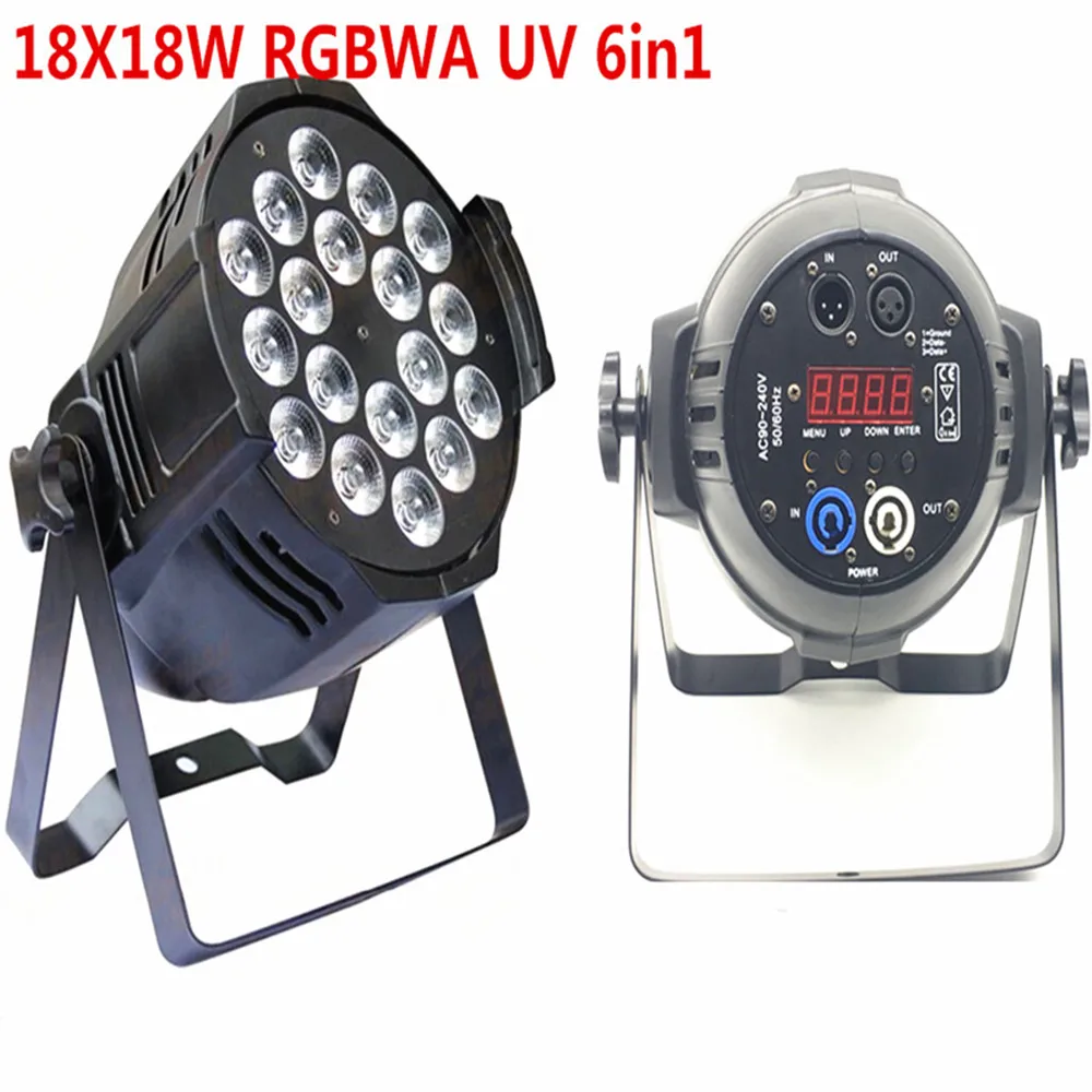 LED-Par-Light-18x18W-RGBWA-UV-Color-Mixing-DMX-Control-Stage-Lights ...