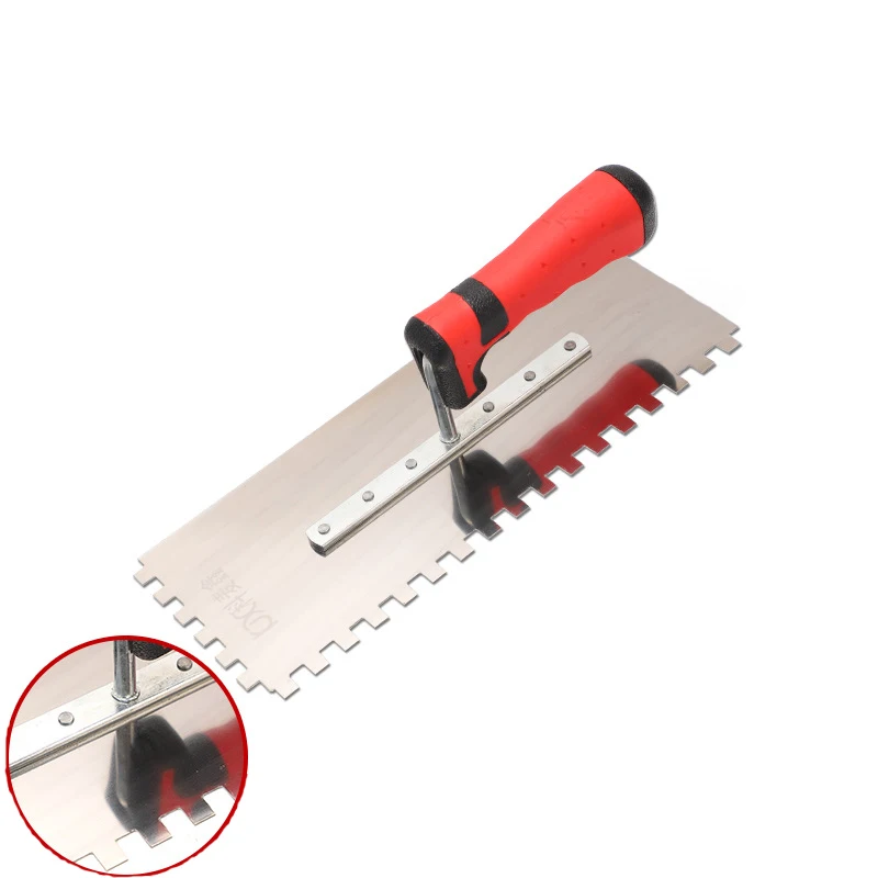 Stainless Steel Toothed Trowel, Trowel, Scraper, Bricklayer Scraper ...