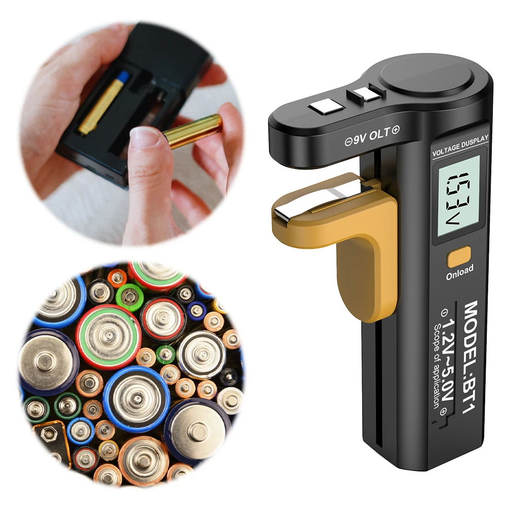 Digital Battery Tester Battery Checker Volt Checker Battery Capacity ...