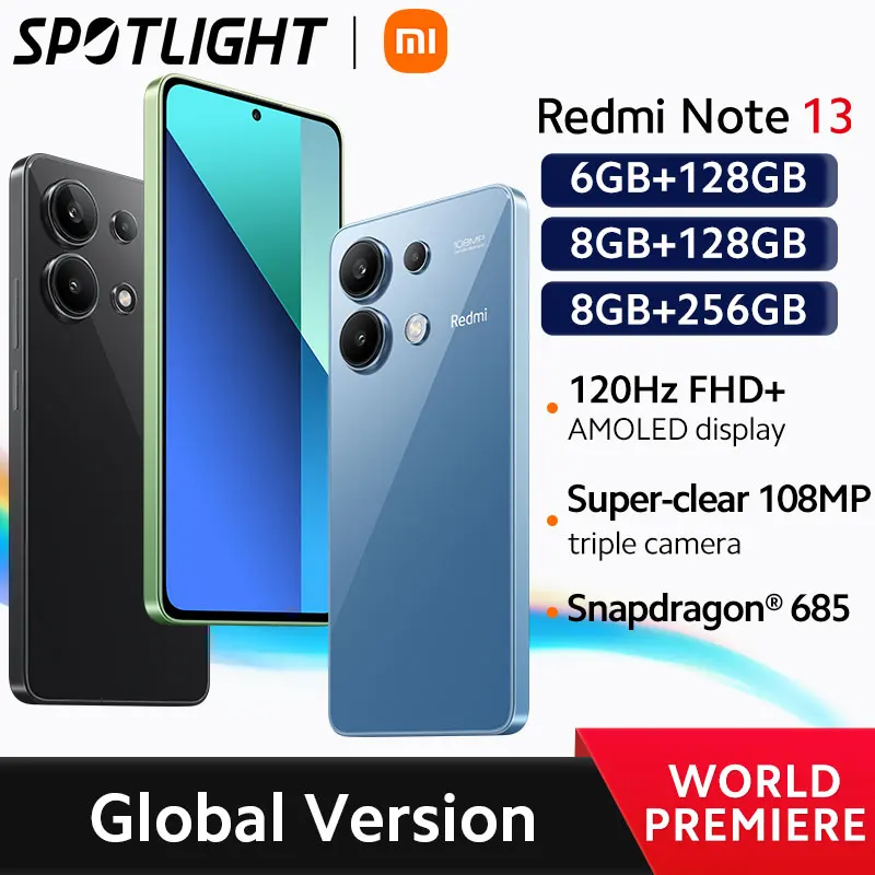 Xiaomi-Redmi-Note-13-Global-Version-Smartphone-Snapdragon-685-108MP ...