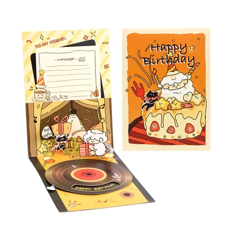 Unique-3D-Birthday-Card-with-Music-Delicate-3D-Greeting-Card-Beautiful ...