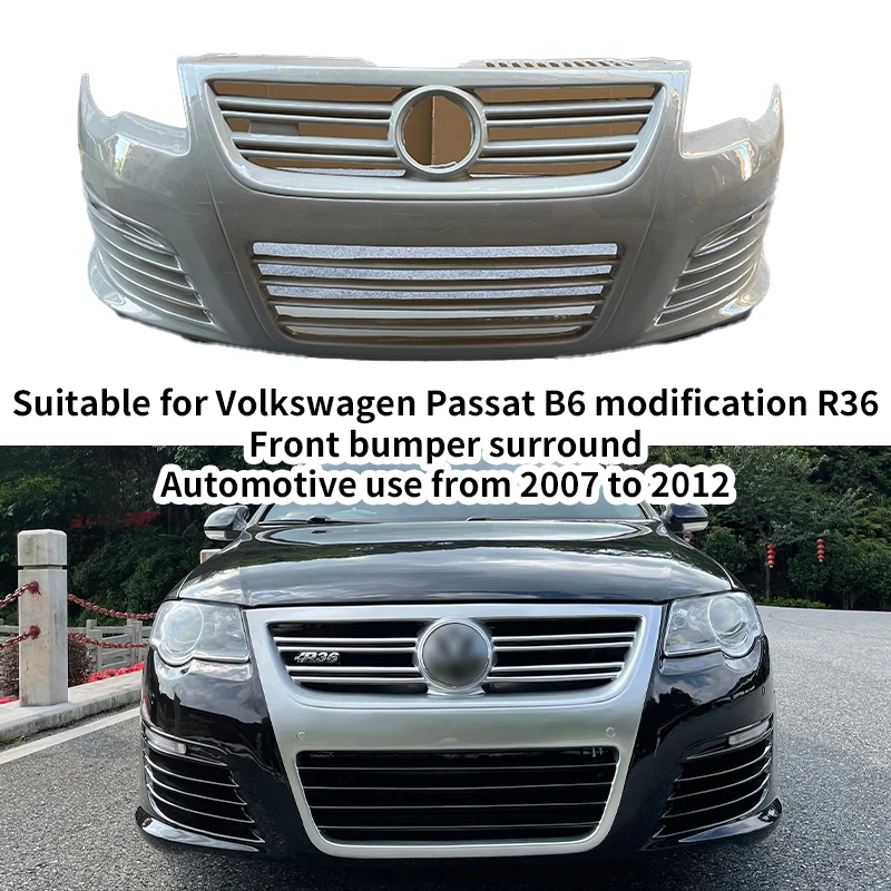 Suitable-for-Volkswagen-Passat-B6-modification-R36-front-bumper-bumper ...