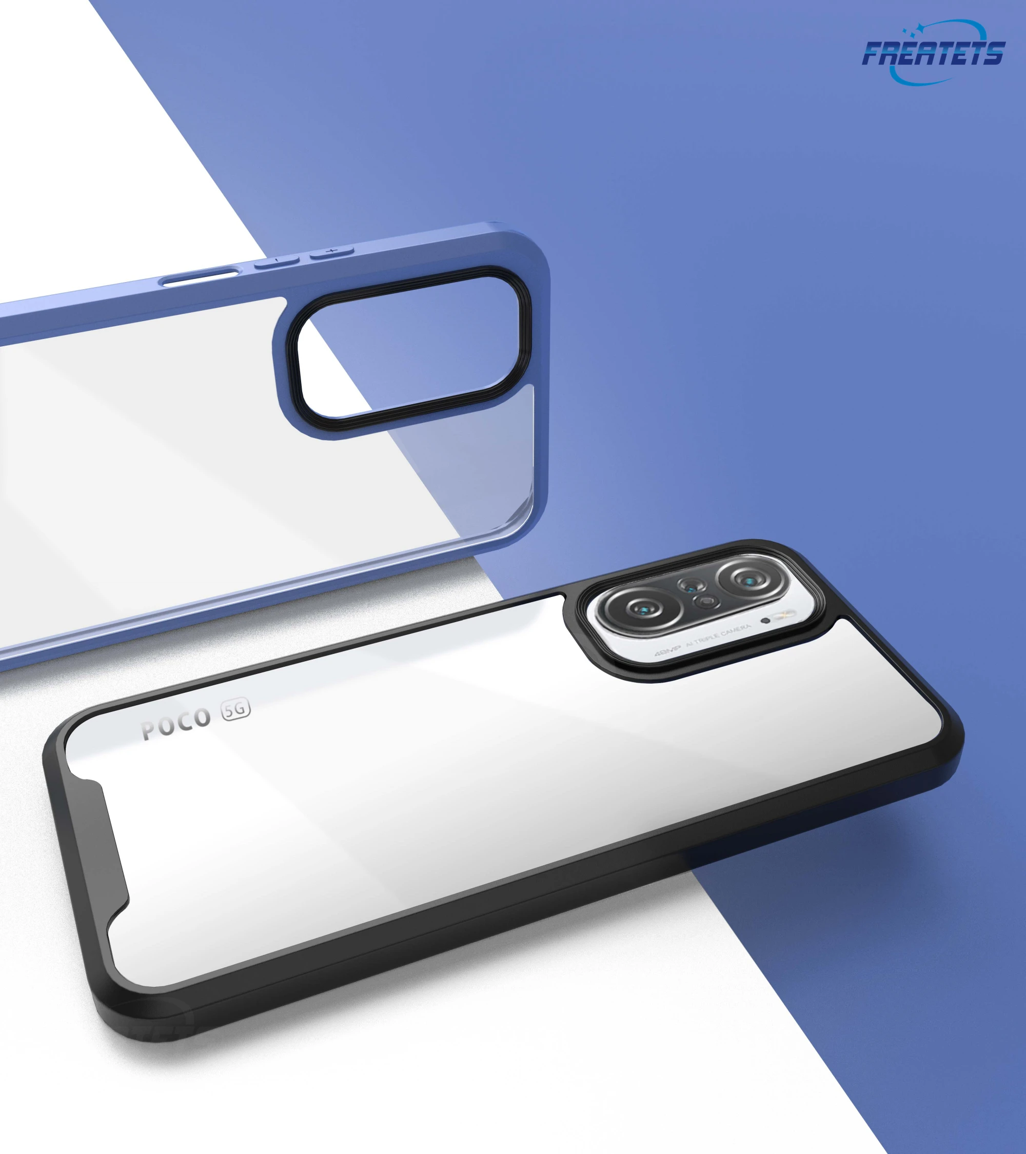 Lens Protector Crystal Clear Back Slim Phone Case For Poco F3/f3 Pro ...