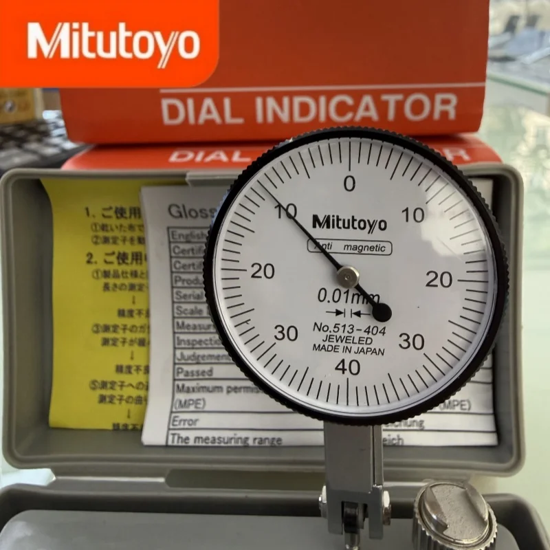 Mitutoyo Dial Indicator Analog Lever Dial Gauge No.513-404 Stable ...
