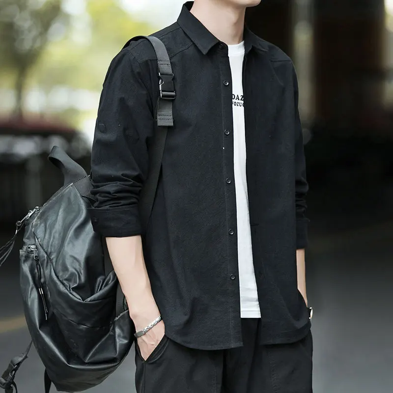 Shirts-Men-s-outerwear-Spring-and-Autumn-New-Relaxed-casual-Spring-and ...