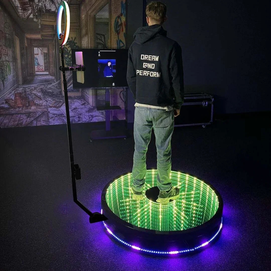 transparent-tempered-glass-360-photobooth-portable-360-photo-booth-with ...