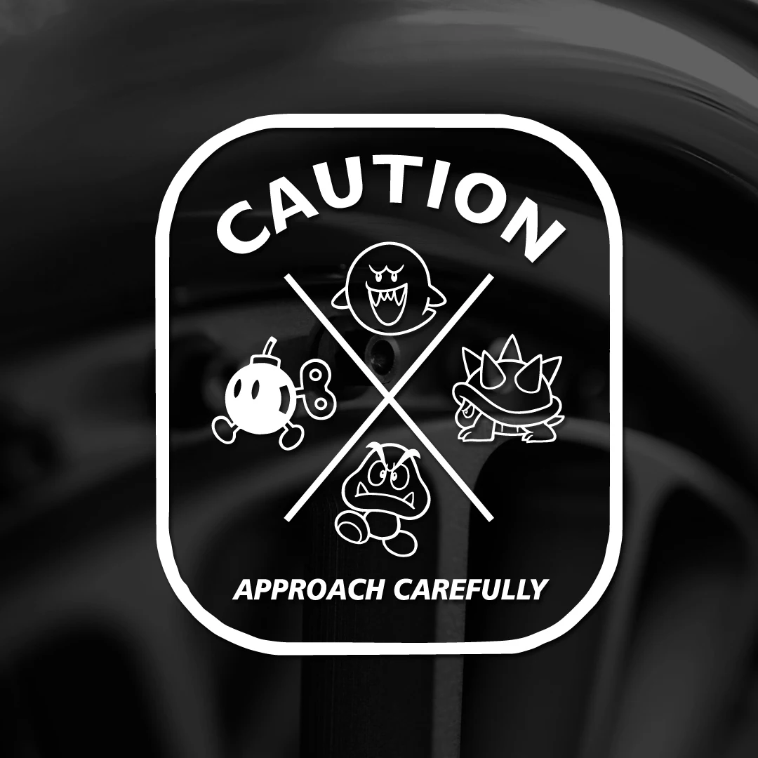 warning-sticker-CAUTION-APPROACH-CAREFULLY-Bumper-Decor-Automobiles ...