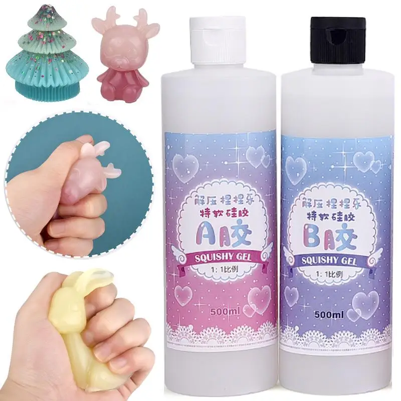 Epoxy-Resin-Glue-1-1-AB-Squishy-Gel-Soft-Liquid-Silicone-Mold-DIY ...