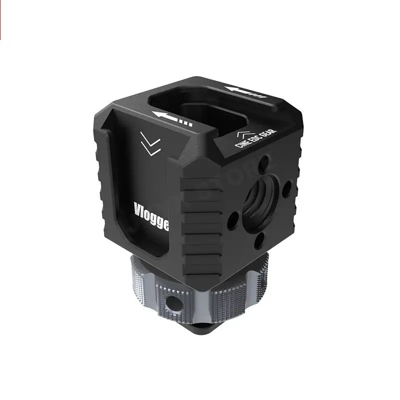 Vlogger-Four-head-Hot-Shoe-Cold-shoe-with-1-4-3-8-Screw-Microphone-Fill ...