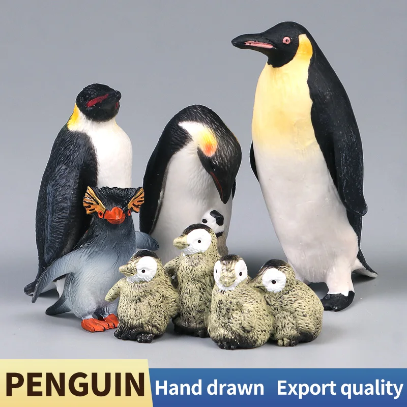Sea-Life-South-Pole-Animals-Penguin-Cub-Set-Model-Action-Figures-PVC ...