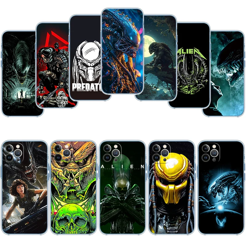 Aliens vs Predator Xenomorph-Themed Smartphone Case for Moto G7 (T6)