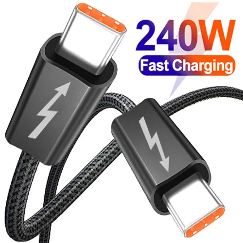 240W-5A-Super-Fast-Charging-USB-C-To-C-Cable-Support-40Gbps-High-speed ...