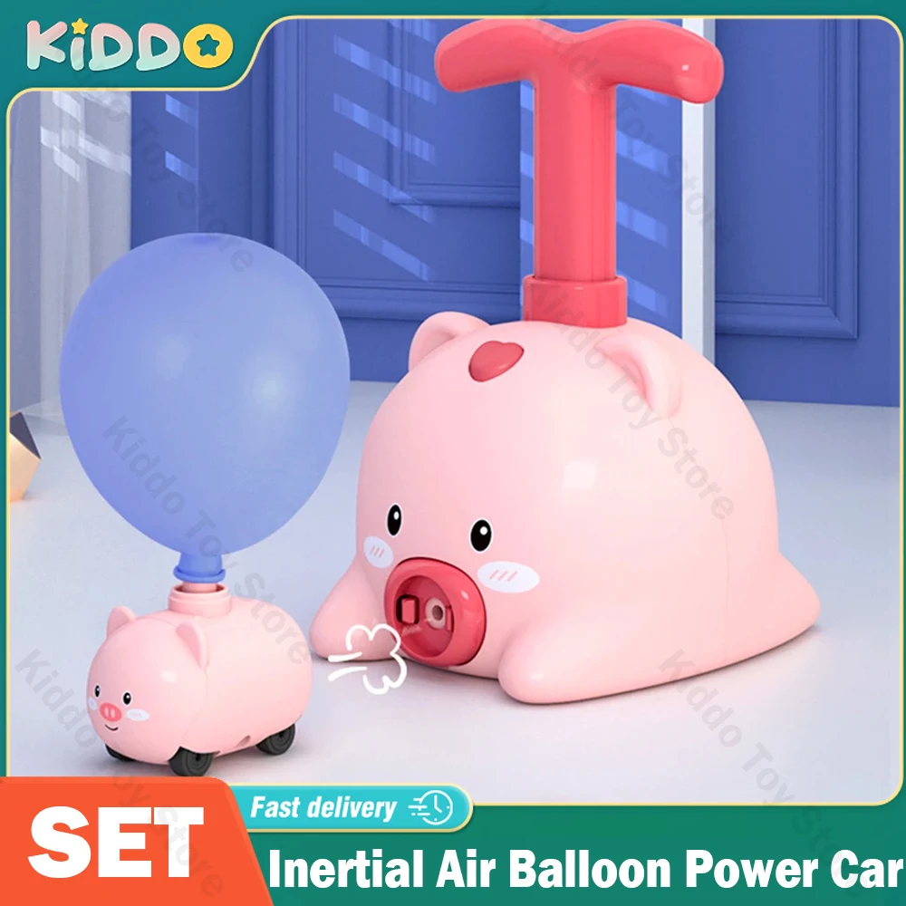 Kids-Rocket-Balloon-Launcher-Toys-Educational-Inertial-Air-Power ...