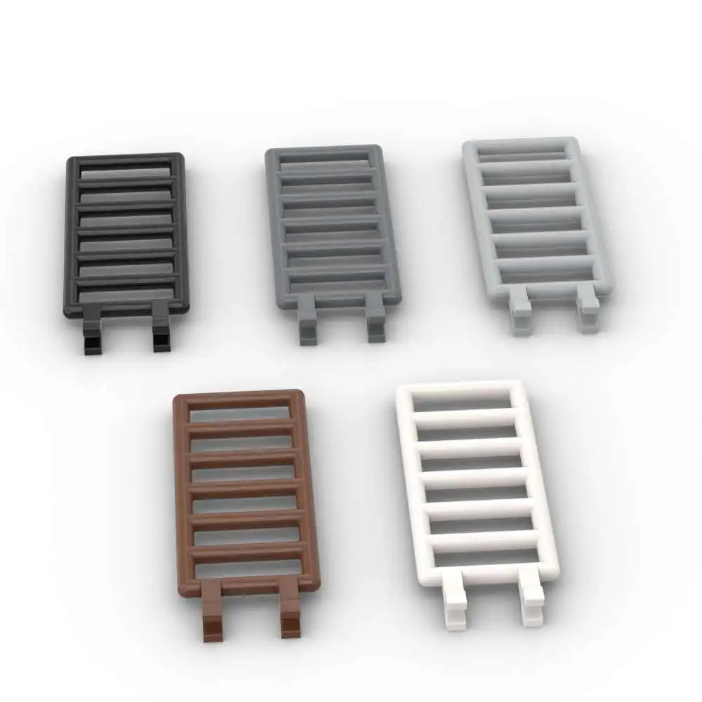 MOC-10PCS-6020-Bar-7x3-With-2-Clips-Building-Blocks-Ladder-Bricks-Plate ...