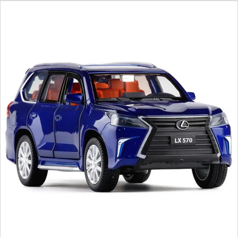 1:32 Lexus Lx570 Suv Alloy Car Model Metal Car Model Door Open Sound ...