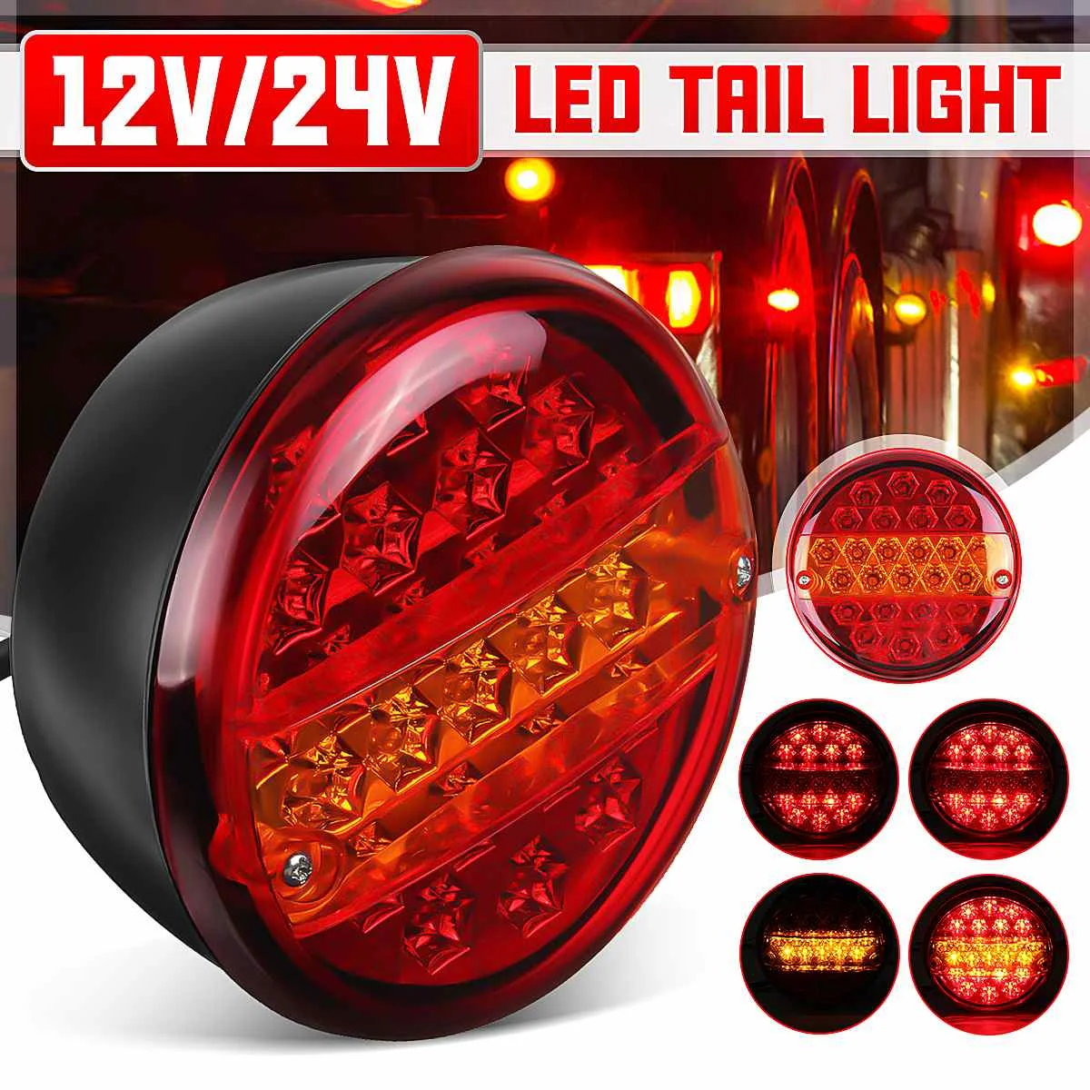 1pcs-25LED-12V-24V-Universial-Car-Tail-Light-Rear-Stop-Indicator-Brake ...
