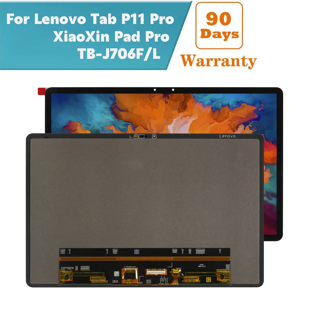11.5" For Lenovo Tab P11 Pro TB-J706 TB-J706F TB-J706L LCD Display Touch Screen Digitizer ...