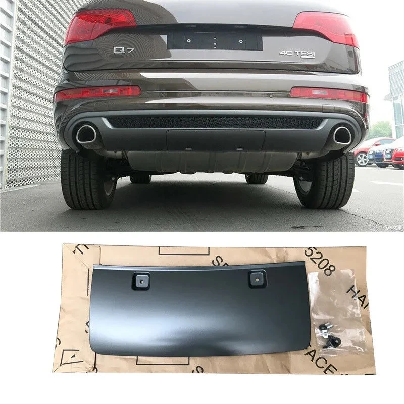 Rear bumper trailer cover For Audi Q7 Sports version 2011-2015 - AliExpress