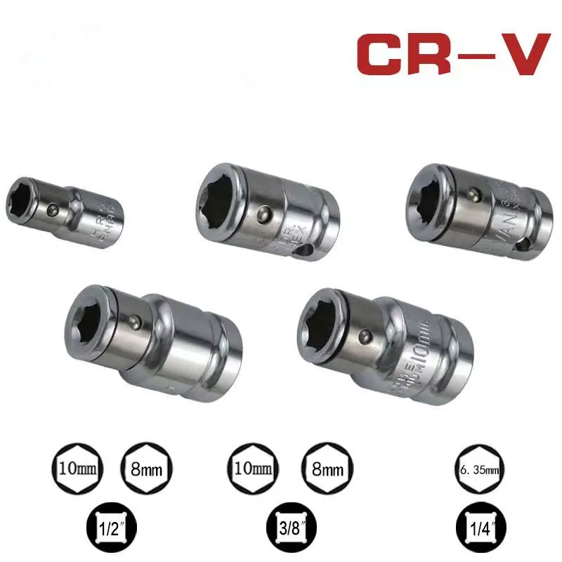 1-4-3-8-1-2-Ratchet-Socket-Adapter-Converter-Reducer-Drive-Socket-Hex ...