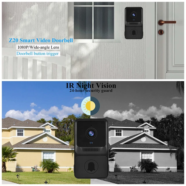 High Resolution Visual Smart Security Doorbell Camera Wireless Video ...