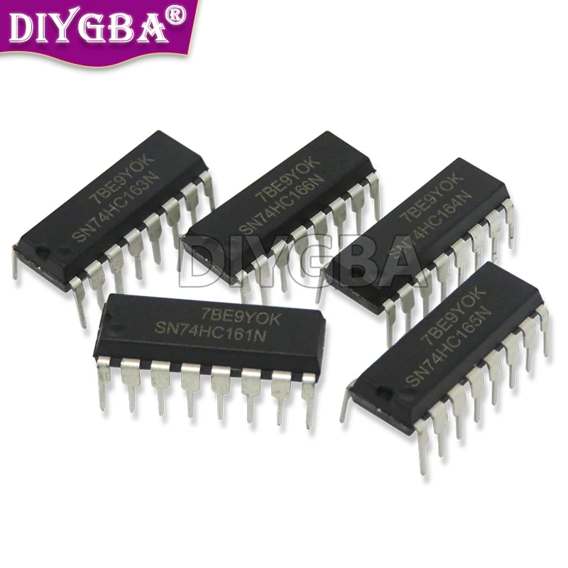 10PCS-DIP-16-SN74HC163N-74HC163-74HC164-74HC165-74HC166-74HC174-74HC245 ...