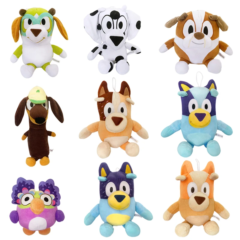 9-Styles-Bluey-And-Bingo-Plush-Toys-Anime-Figure-Honey-Chloe-Winton ...