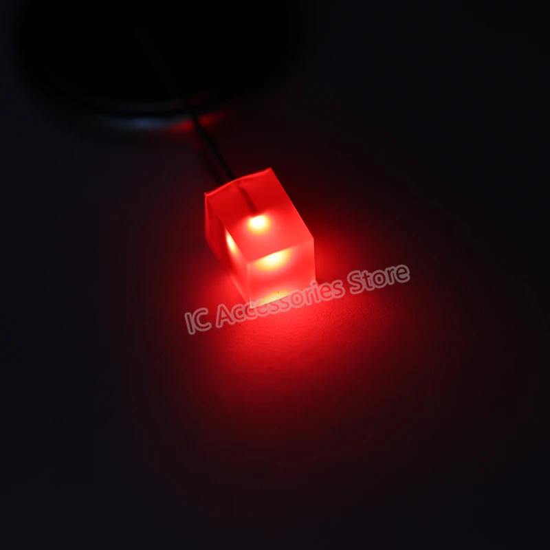 Indicador-LED-cuadrado-de-luz-roja-piezas-l-mpara-de-diodo-emisor-de ...