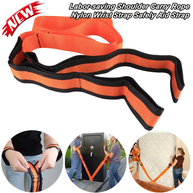 Labor-saving-Shoulder-Carry-Rope-nylon-wrist-strap-Lifting-Moving-Belt ...
