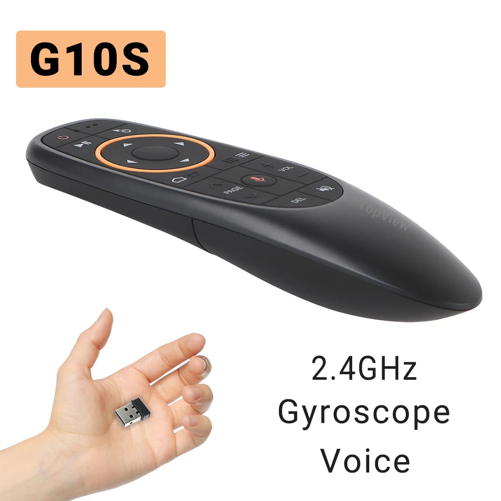 New-G10S-Air-Mouse-2-4G-Wireless-Air-Remote-Mouse-With-Voice-And ...