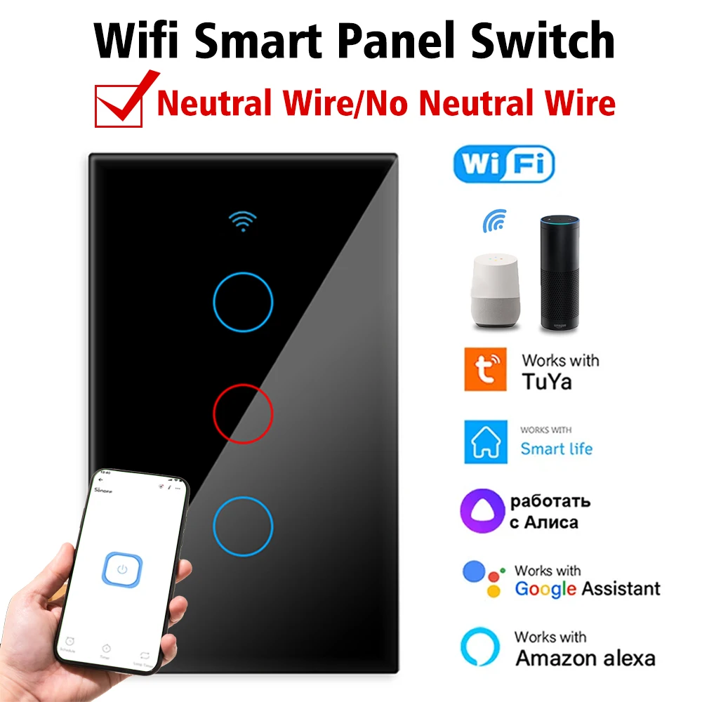 Tuya-WiFi-US-Smart-Light-Switch-120-Type-Wall-Touch-Panel-Without ...