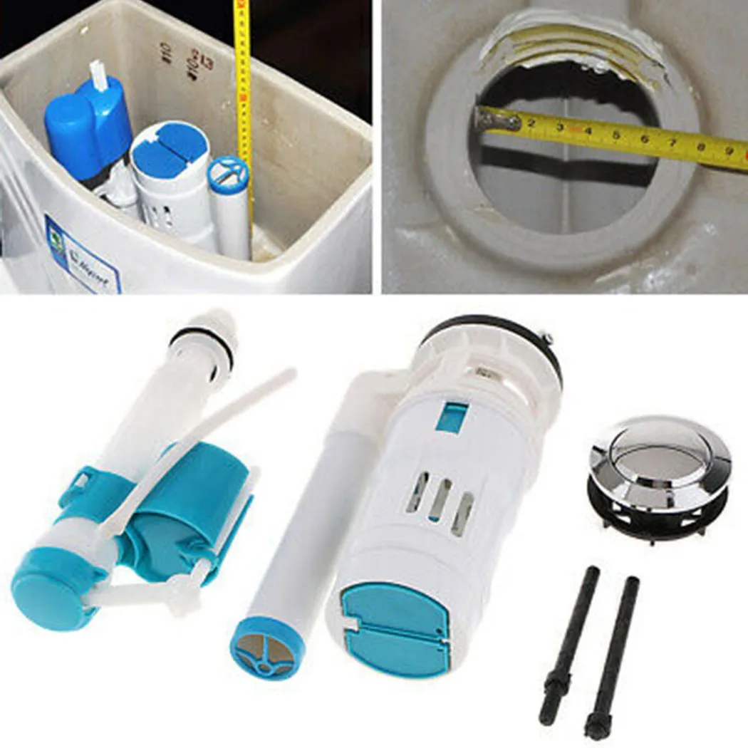 Toilet Tank Kits Cistern Toilet Fill Parts Water Drain Flush Valve ...
