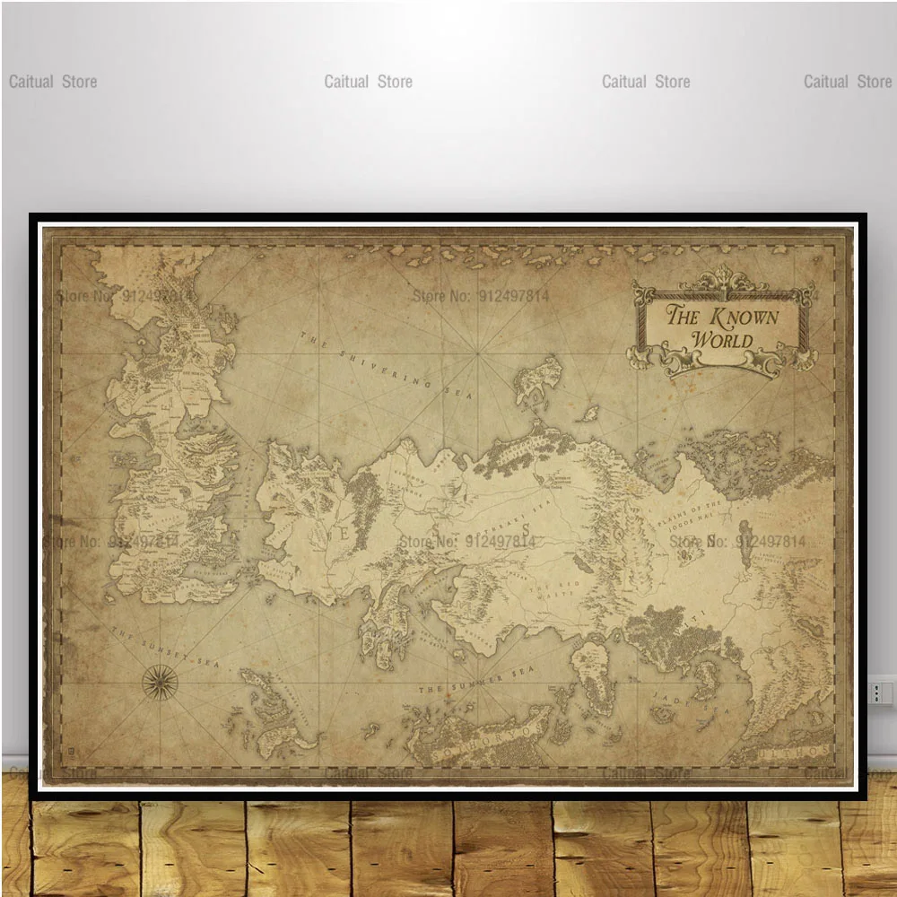 Westeros Map Wallpaper